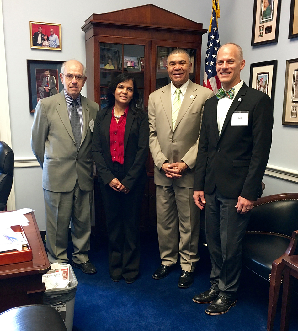 Miner, Vijayan visit Congressman Clay (MO) who will co-sponsor kidney ...